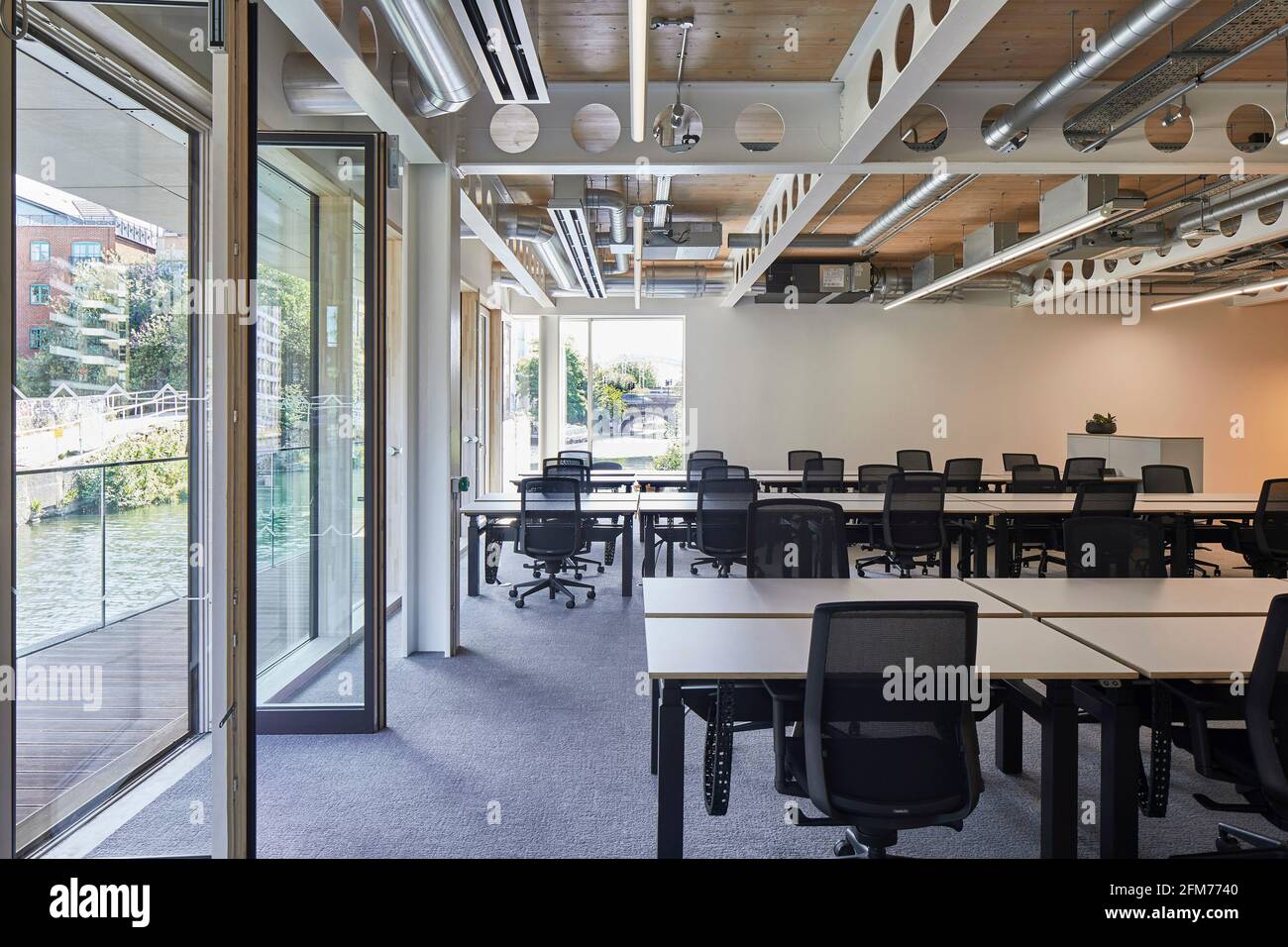 Office space interior. Storey Orsman Road, London, United Kingdom ...