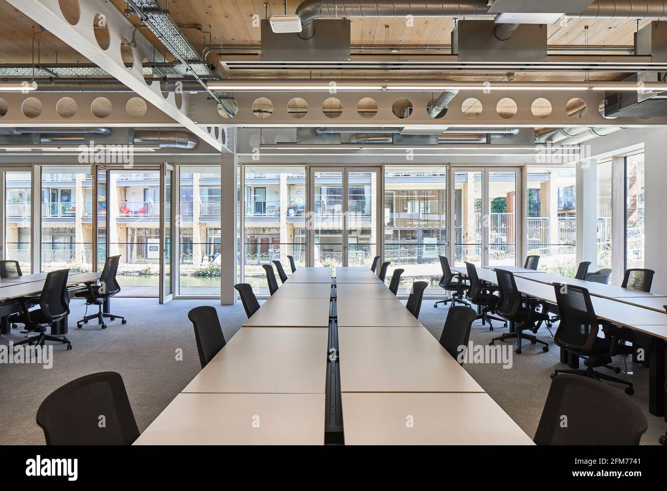 Office space interior. Storey Orsman Road, London, United Kingdom ...