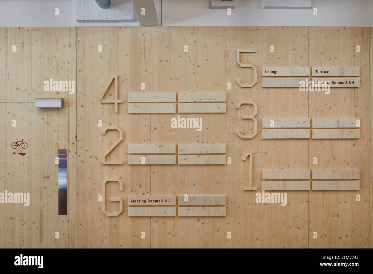 Signage detail. Storey Orsman Road, London, United Kingdom. Architect ...