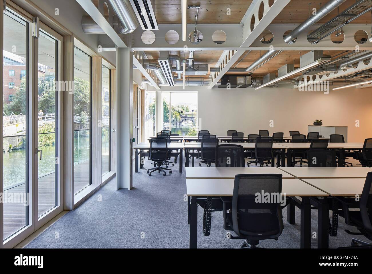 Office space interior. Storey Orsman Road, London, United Kingdom ...