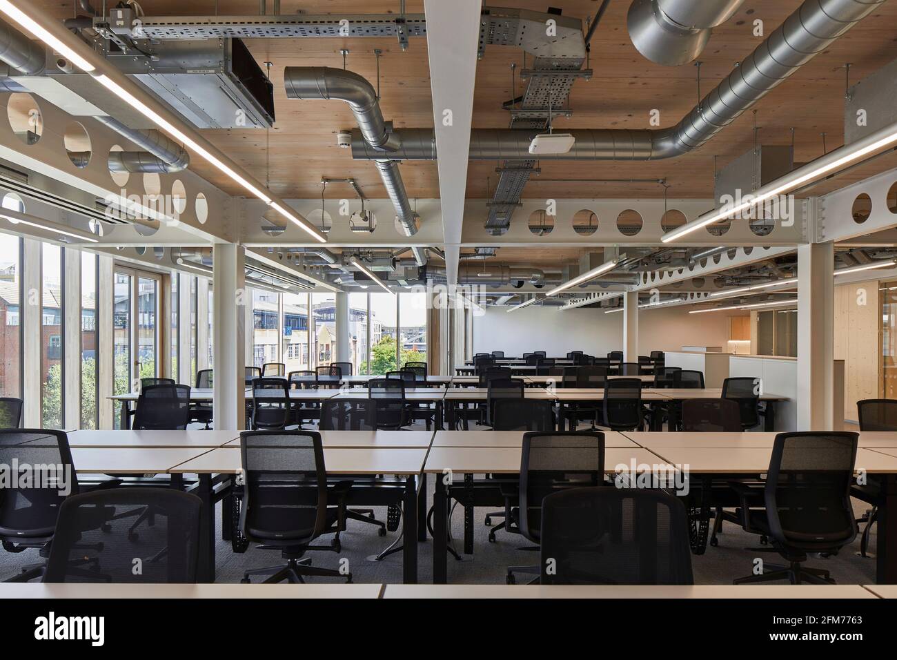 Office space interior. Storey Orsman Road, London, United Kingdom ...