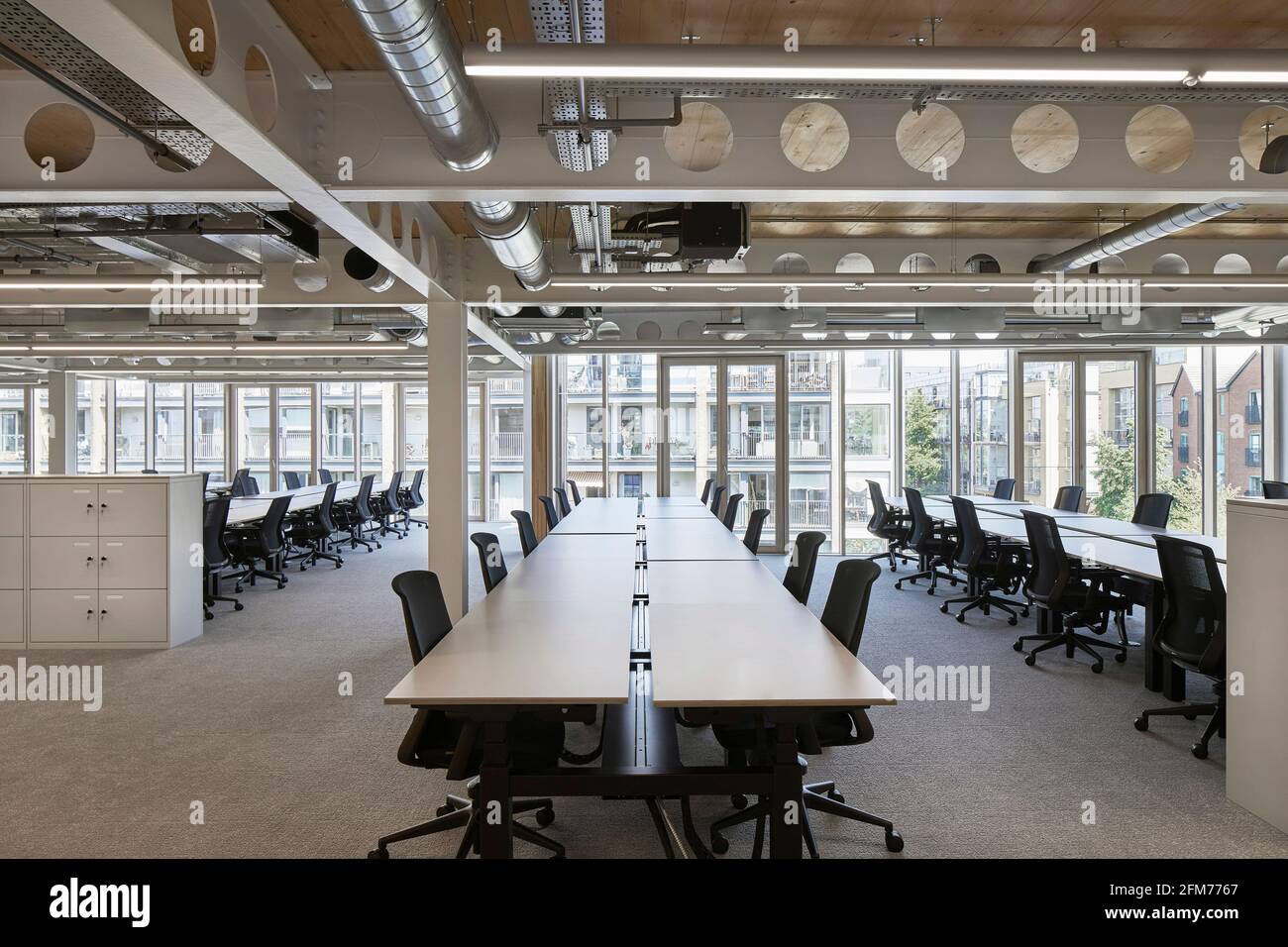 Office space interior. Storey Orsman Road, London, United Kingdom ...