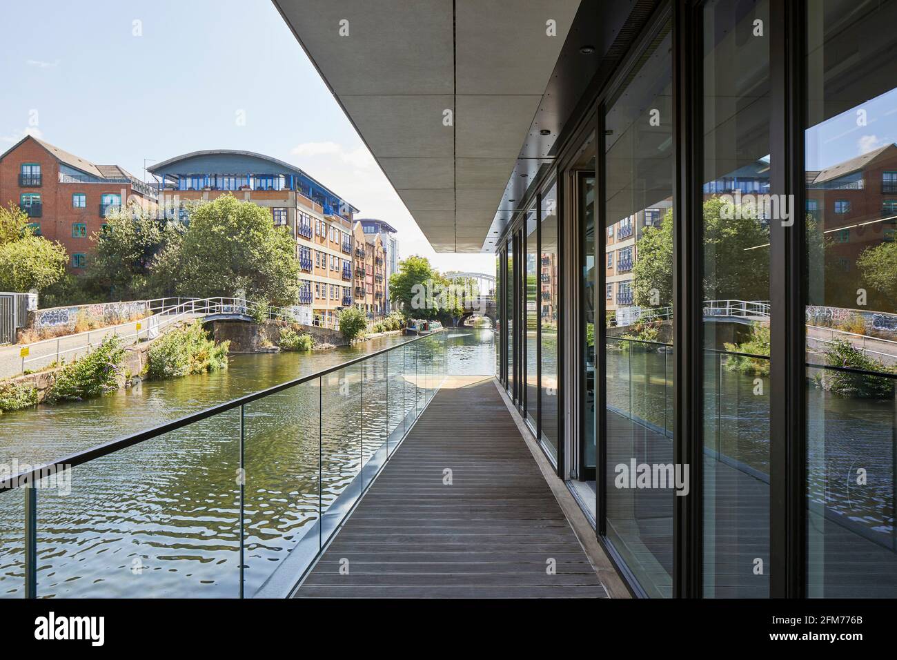 Outdoor area. Storey Orsman Road, London, United Kingdom. Architect ...