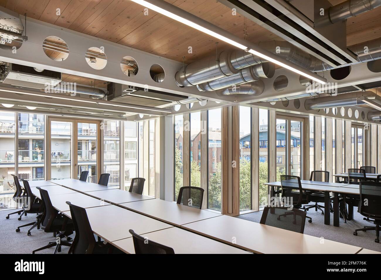 Office space interior. Storey Orsman Road, London, United Kingdom ...