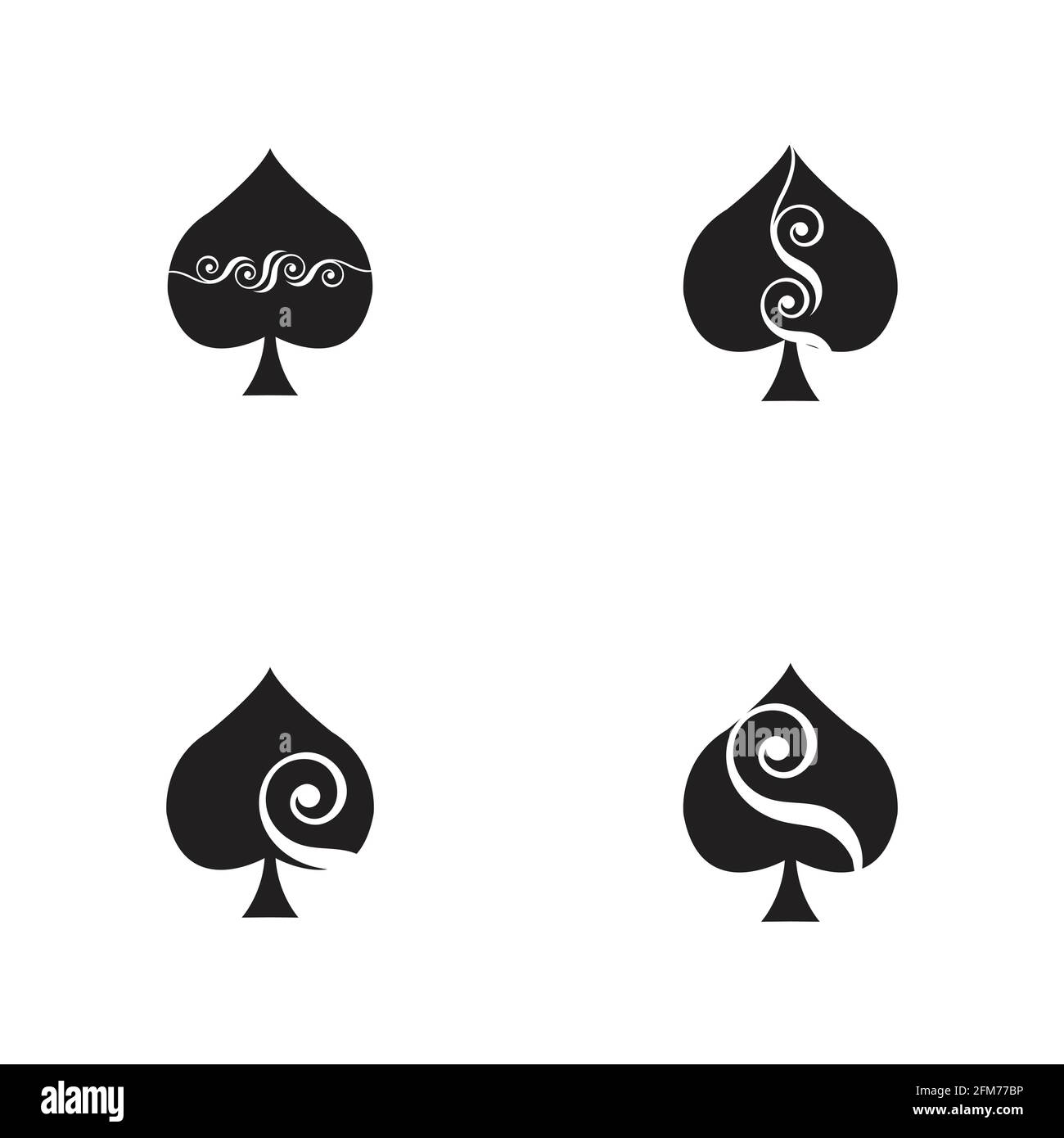 Ace logo set vector illustration design template Stock Vector Image ...