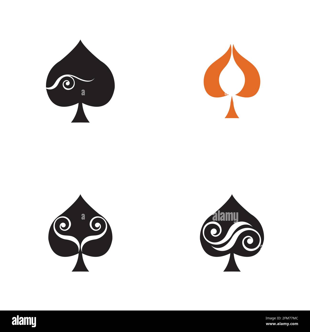 Ace logo set vector illustration design template Stock Vector Image ...