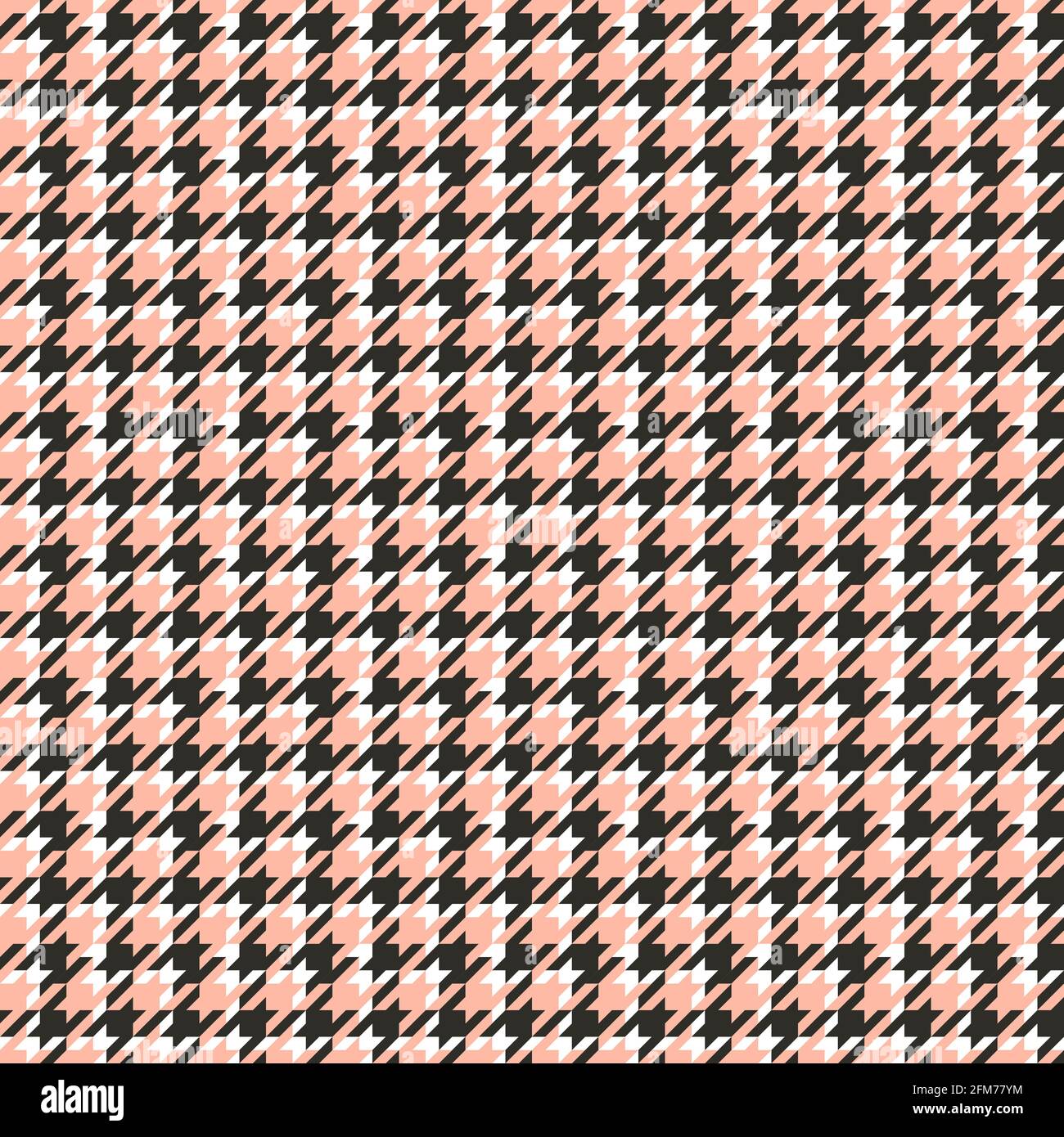 Houndstooth seamless pattern. Tartan tweed print. Vector Stock Vector ...