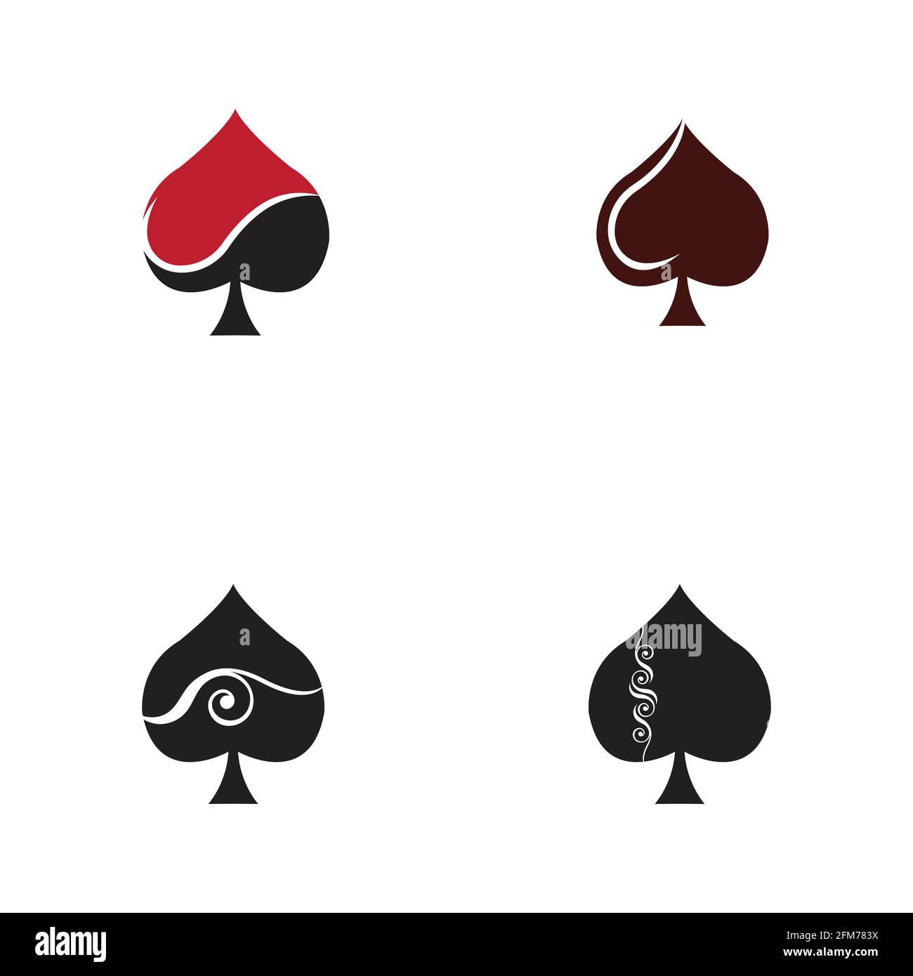 Ace logo set vector illustration design template Stock Vector Image ...