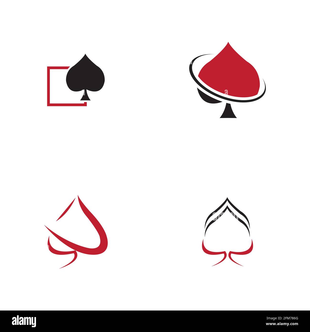 Ace logo set vector illustration design template Stock Vector Image ...