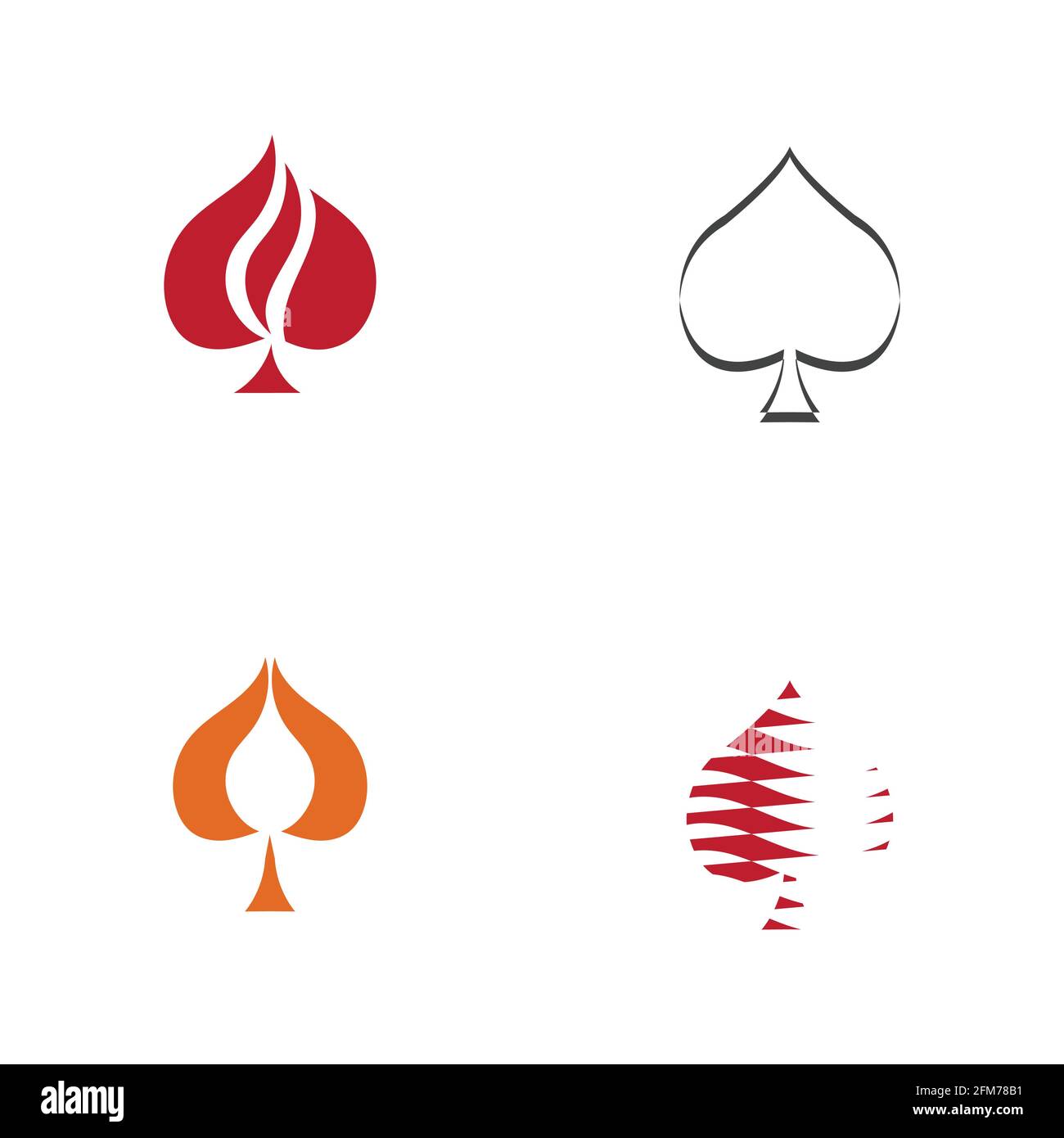 Ace logo set vector illustration design template Stock Vector Image ...