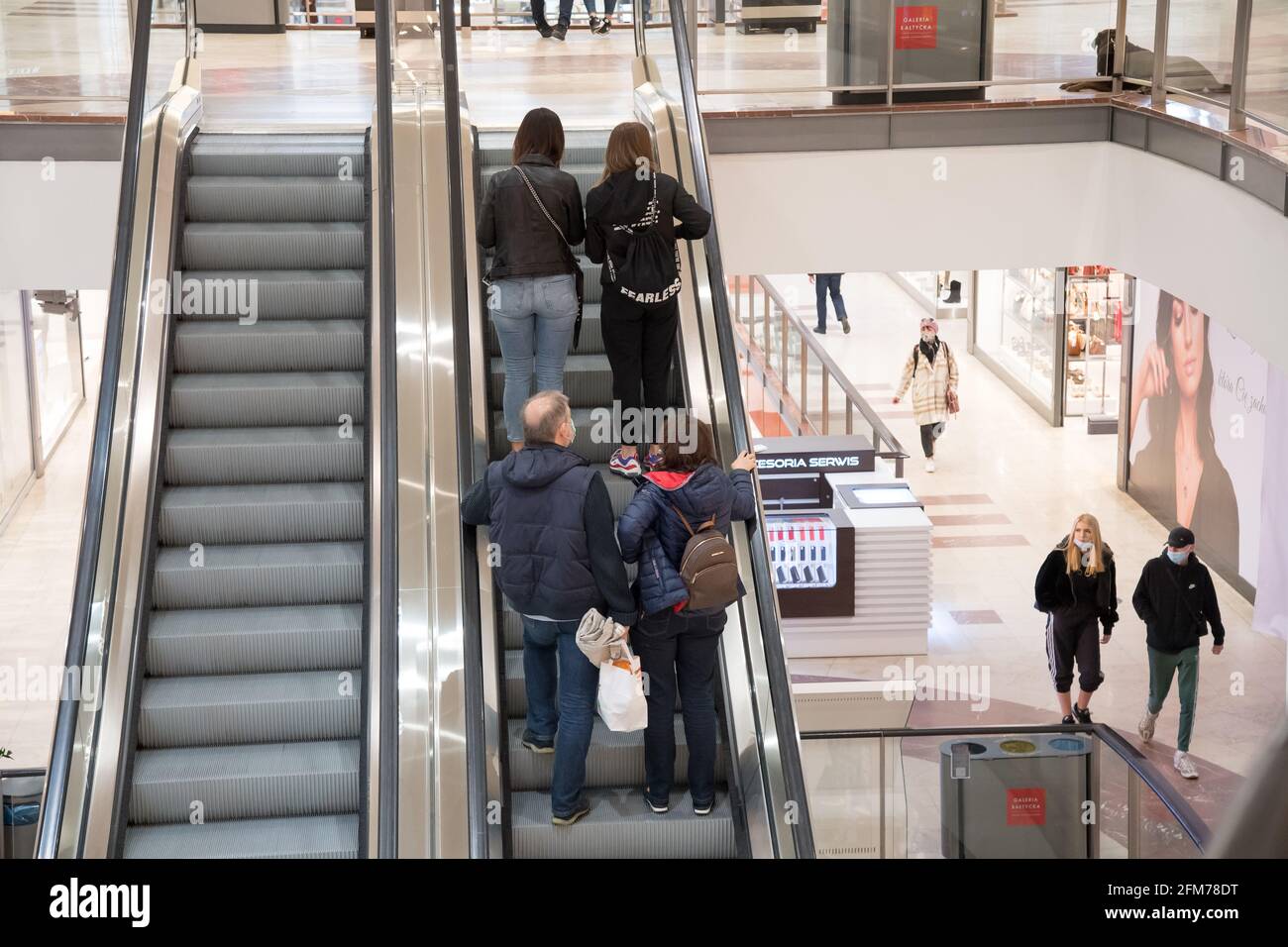 Open shopping mall after lockdown in Coronavirus disease 2019 (COVID-19 ...