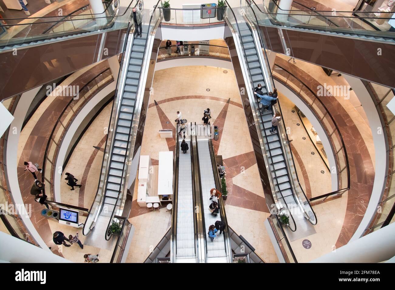 Open shopping mall after lockdown in Coronavirus disease 2019 (COVID-19 ...