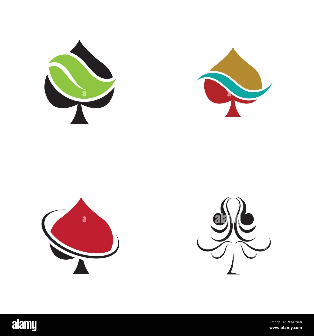 Ace logo set vector illustration design template Stock Vector Image ...