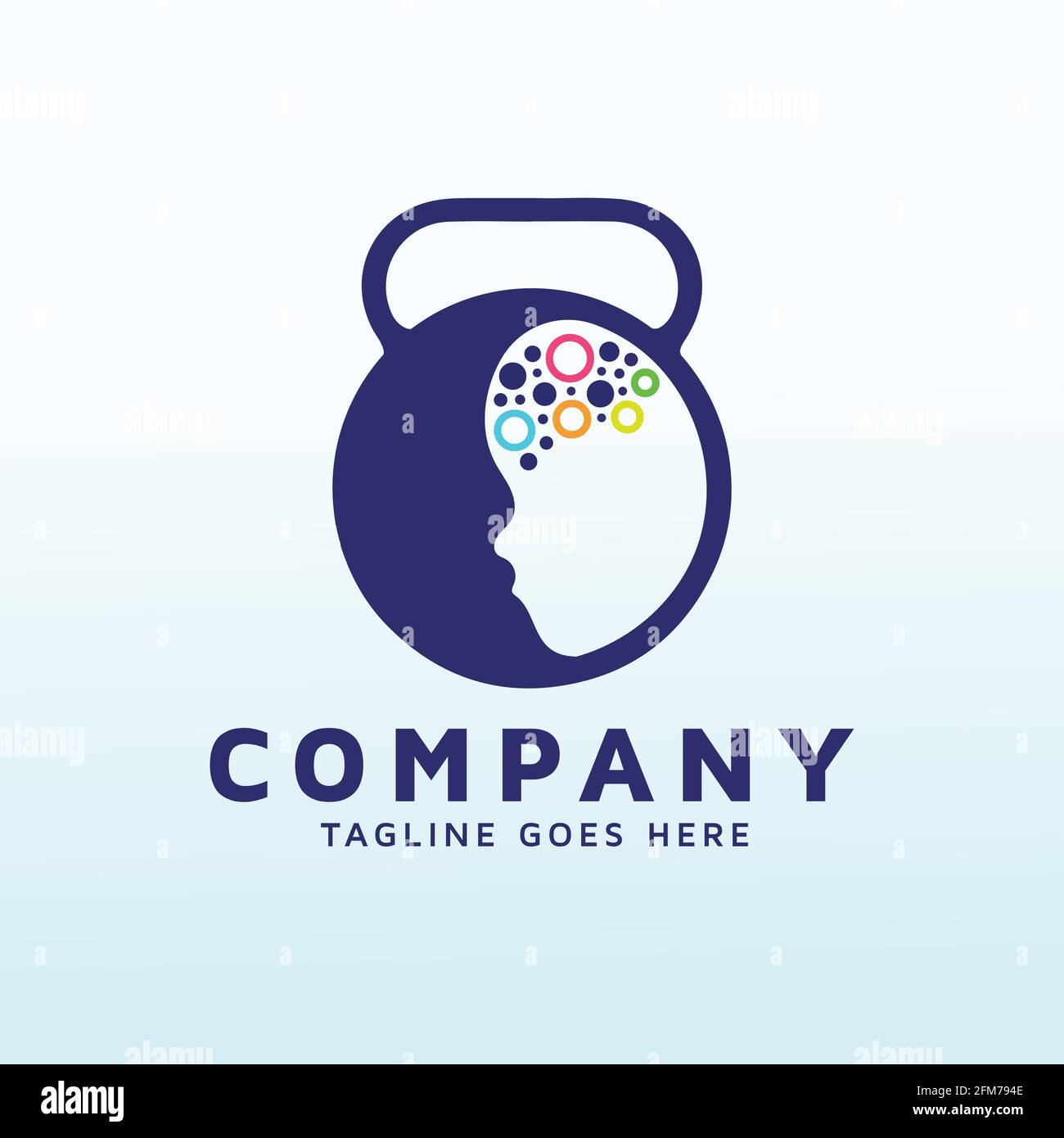 sensory activity fitness icon vector logo design Stock Vector Image ...