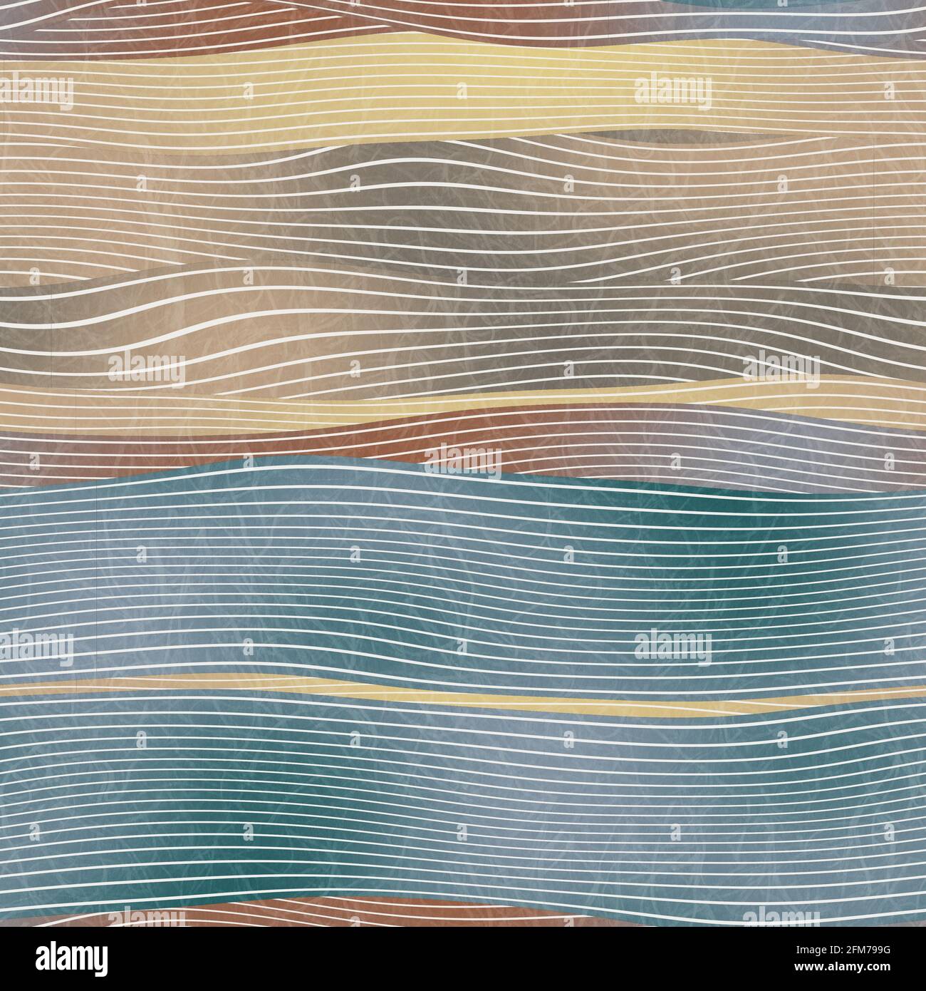 Seamless natural landscape hill pattern for print Stock Photo - Alamy