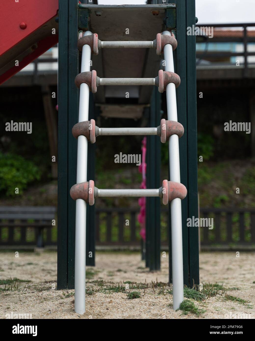 Playground slide ladder climb hi-res stock photography and images - Alamy