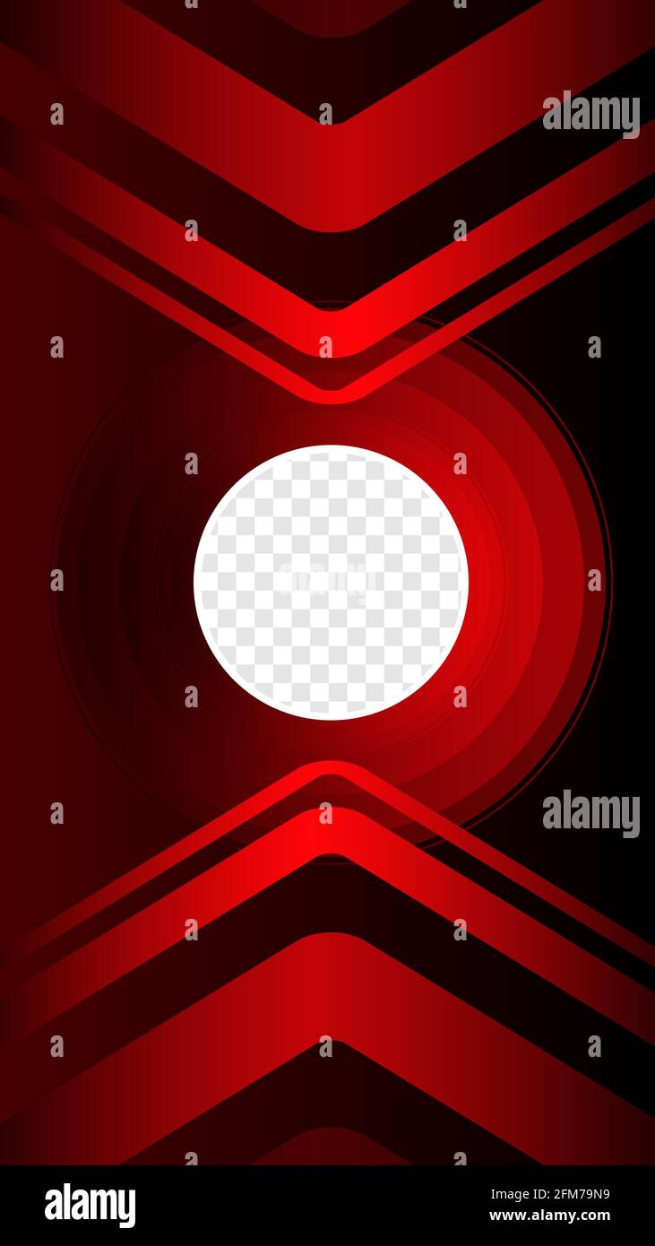 Red Dynamic Banner for Social Media Stories with Transparent Background ...