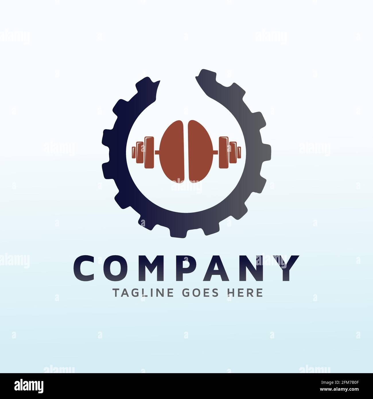 freshly roasted coffee logo design with fitness icon Stock Vector Image ...