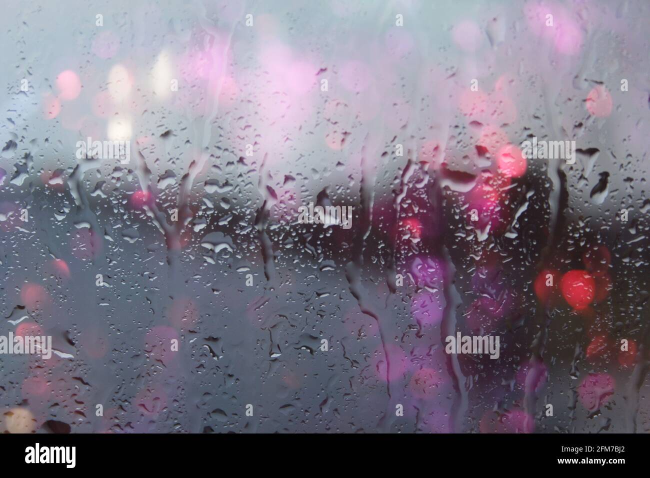 Abstract Rainy Window Blur Background Stock Photo - Alamy