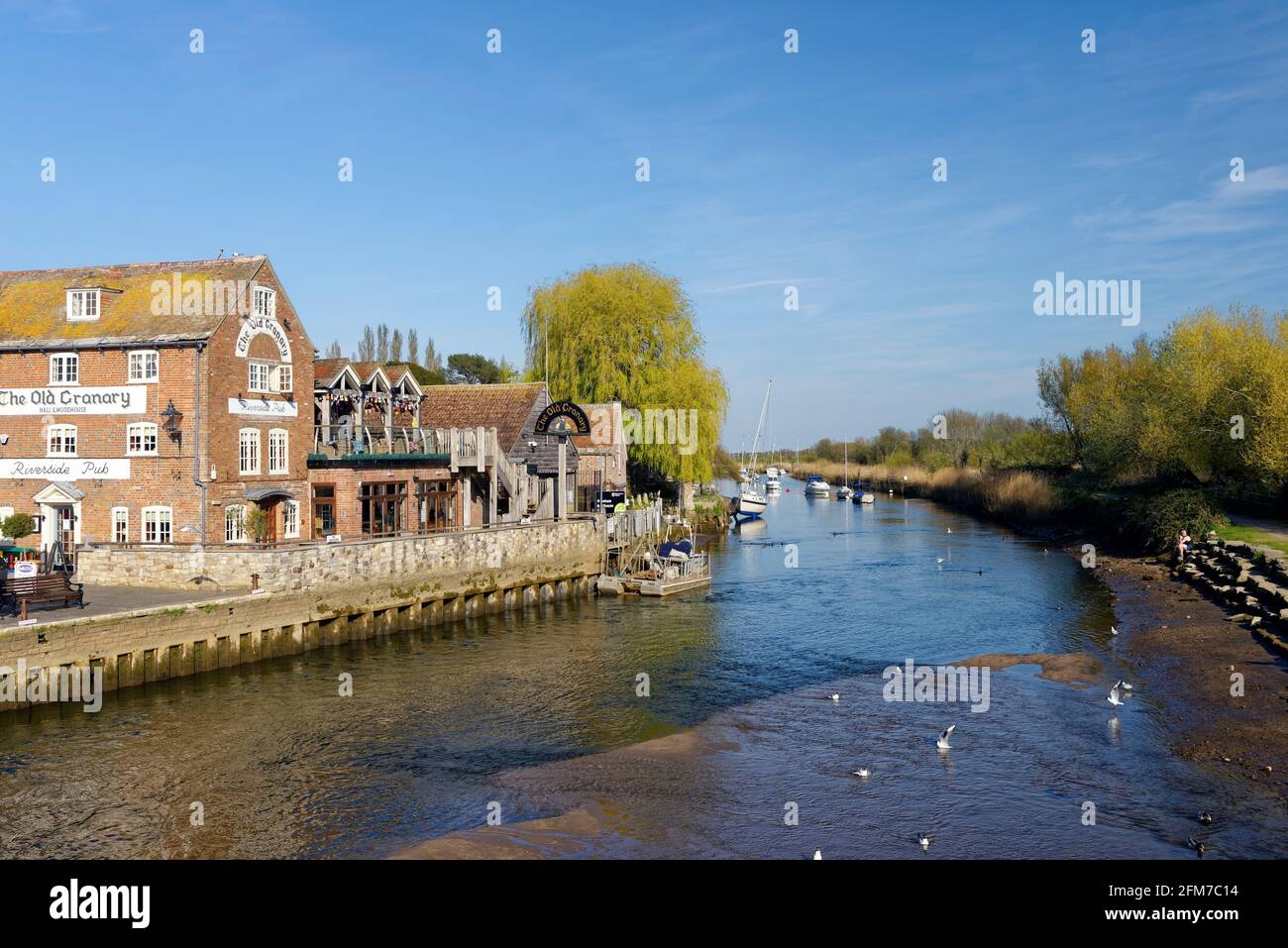 The Old Garnary, Wareham Quay & River Frome, Wareham, Dorset Stock ...