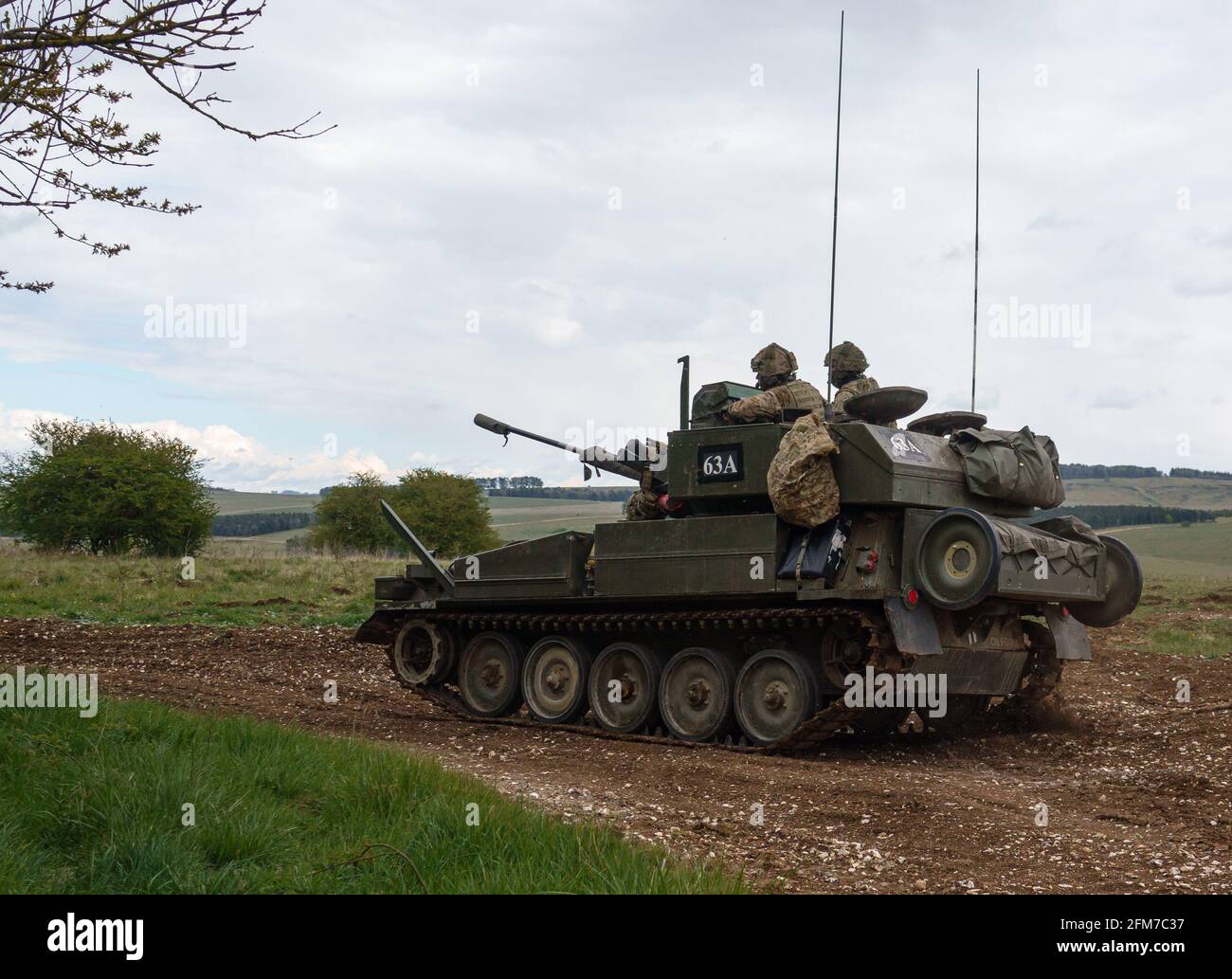 british army FV107 scimitar armoured tracked military reconnaissance ...
