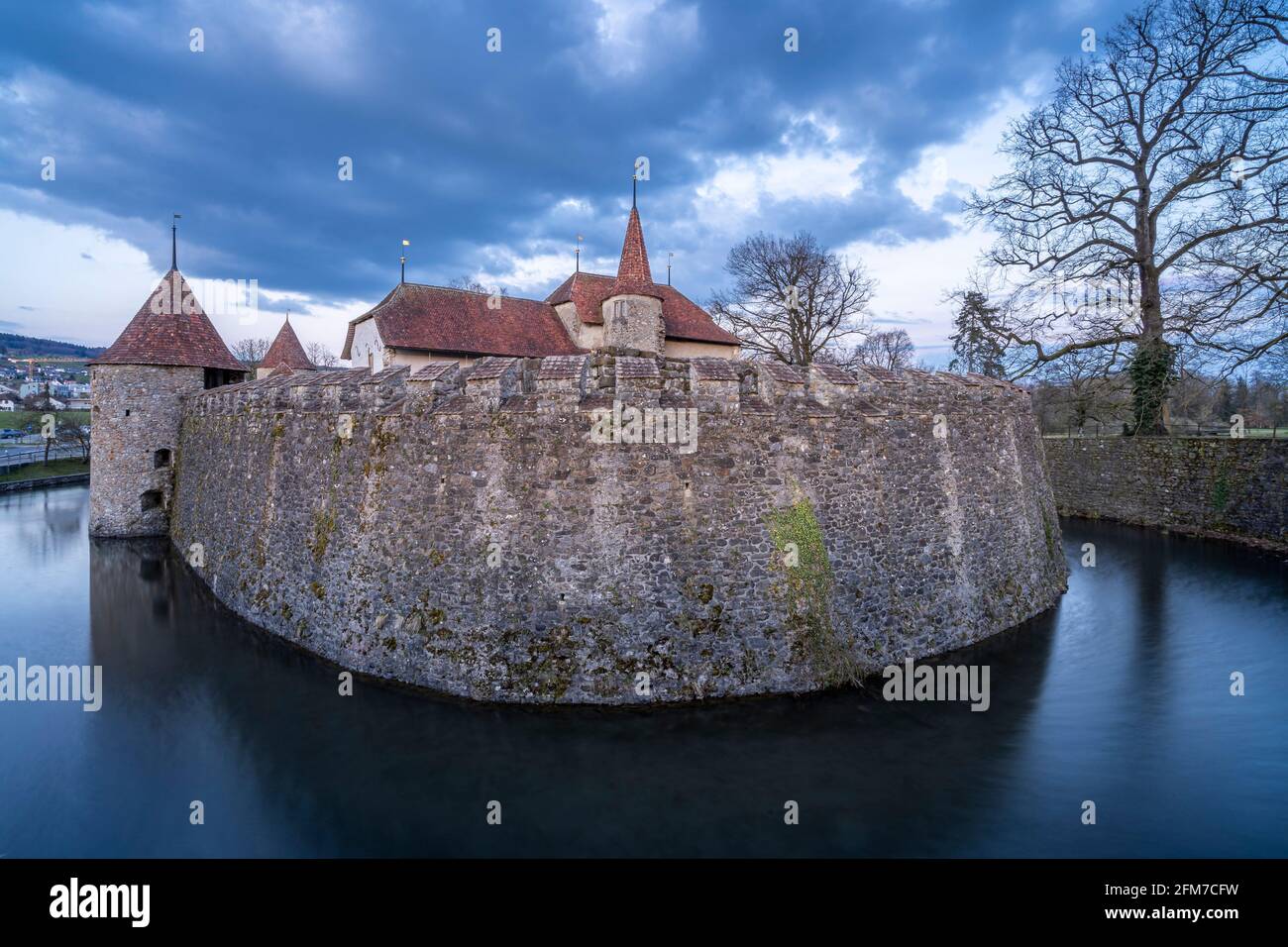 Hallwyl Castle in the municipality of Seengen, canton Aargau, is one of ...