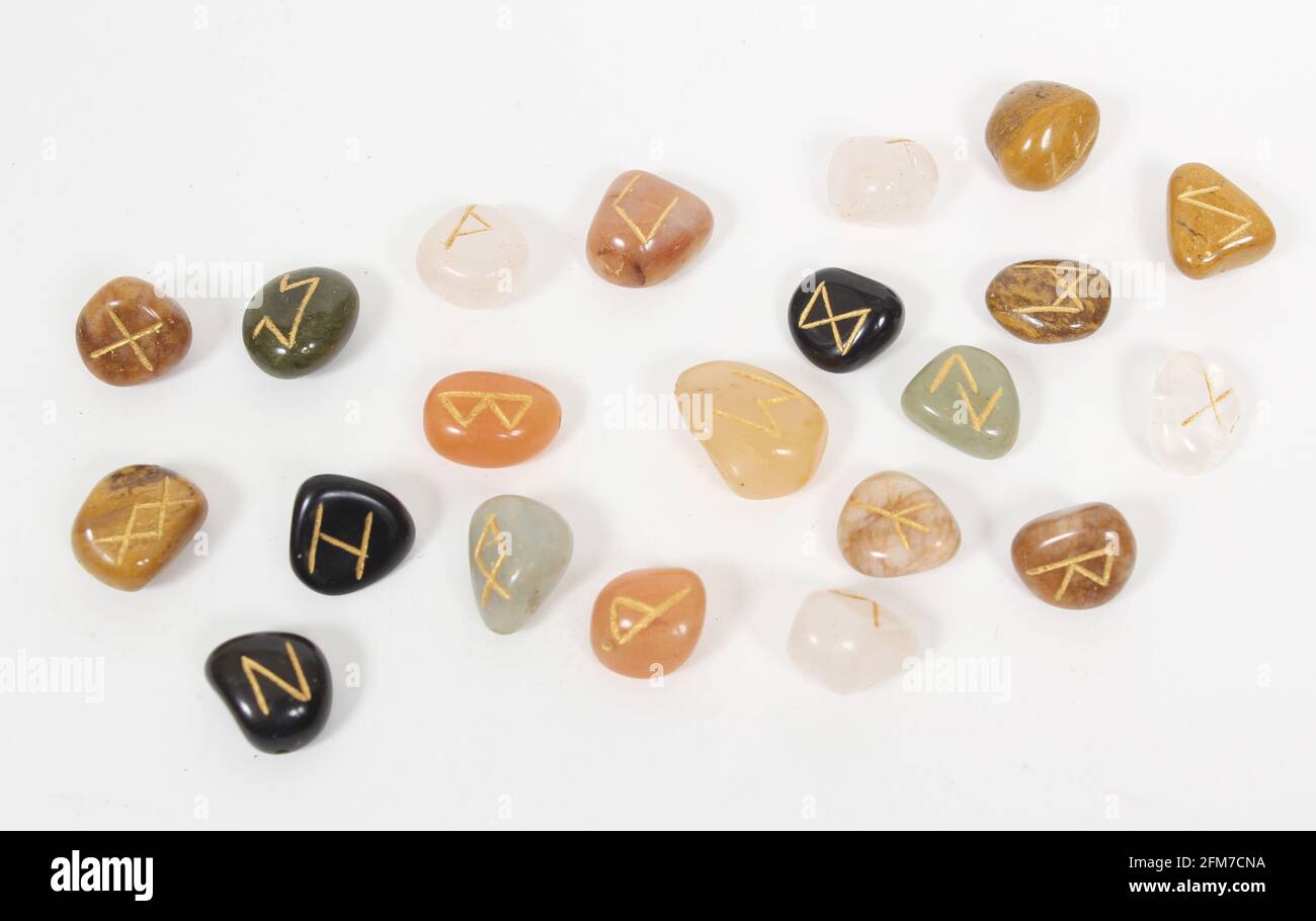 Rune stones hi-res stock photography and images - Alamy