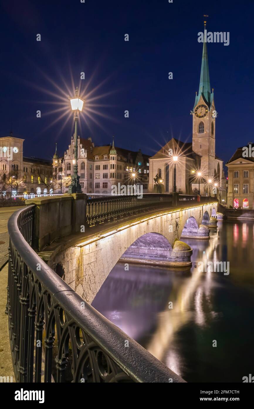 Zurich switzerland bridge hi-res stock photography and images - Alamy