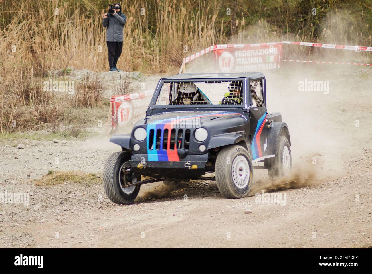 2021 Italian Offroad Speed Championship: racing car in Solignano, Italy ...