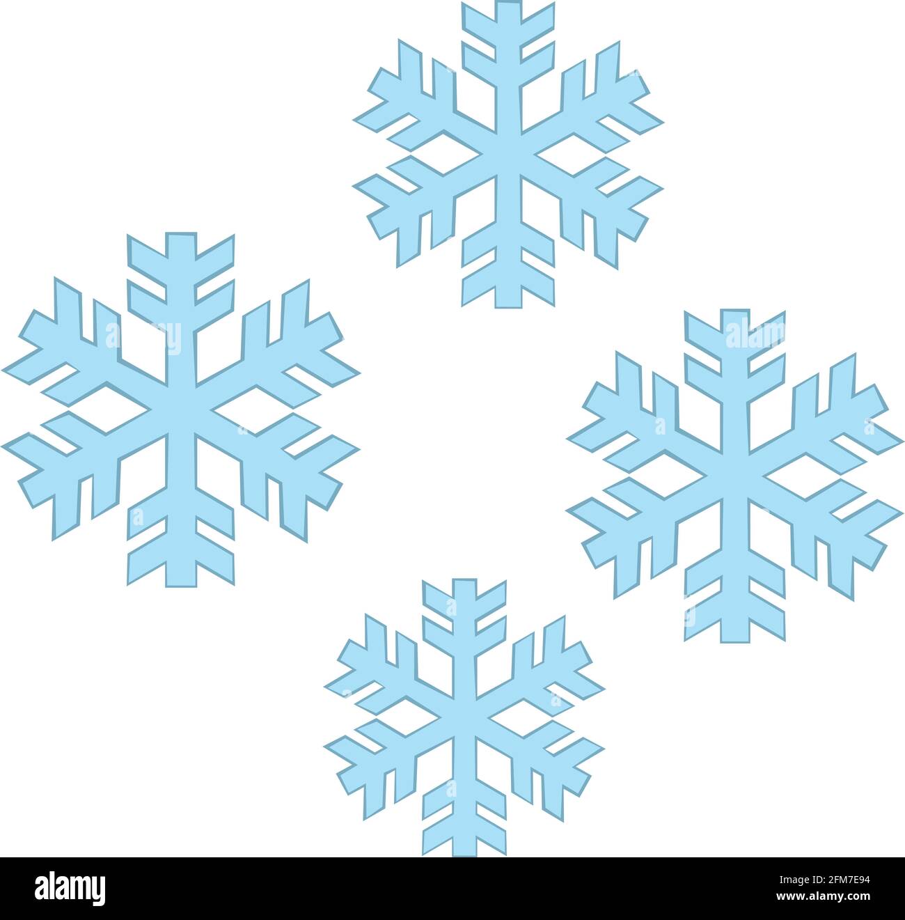 Vector illustration of a frost emoticon Stock Vector Image & Art - Alamy