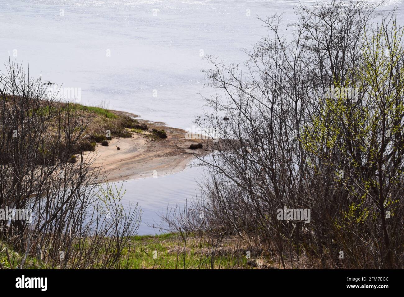 Scenic St-Maurice river in southern Quebec Stock Photo - Alamy