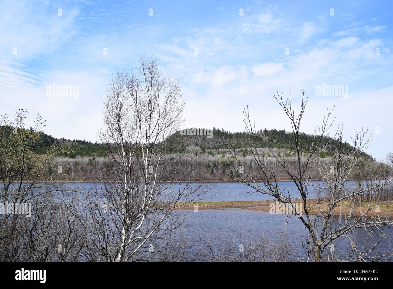 Scenic St-Maurice river in southern Quebec Stock Photo - Alamy