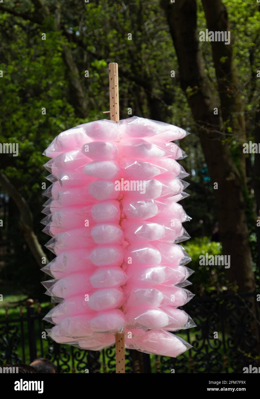Cotton candy in stick hi-res stock photography and images - Alamy