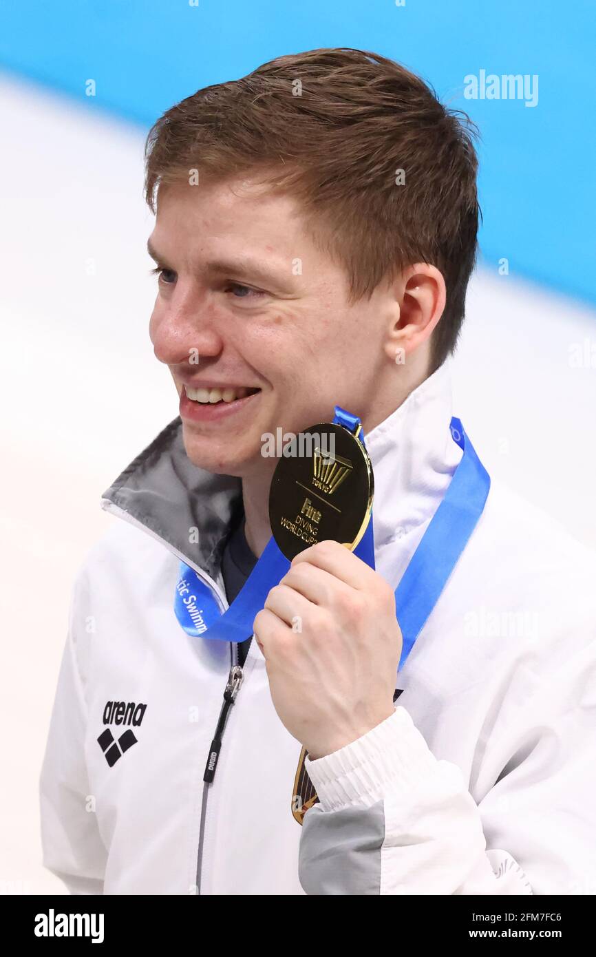 Tokyo Aquatics Centre, Tokyo, Japan. 6th May, 2021. Martin Wolfram (GER ...