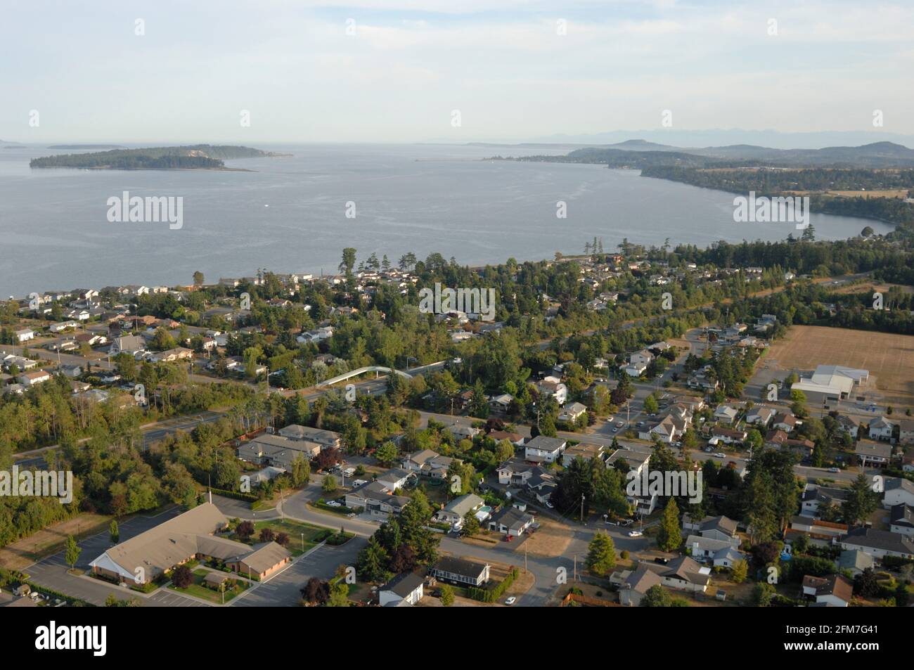 Aerial photograph of Sidney, British Columbia, Canada Stock Photo - Alamy