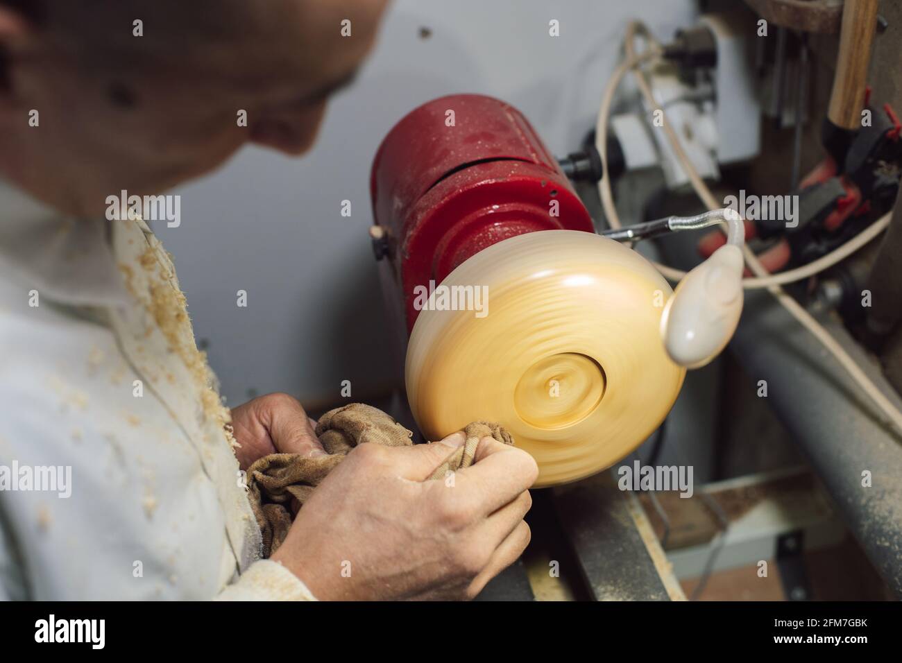 Polishing machine lathe hi-res stock photography and images - Alamy