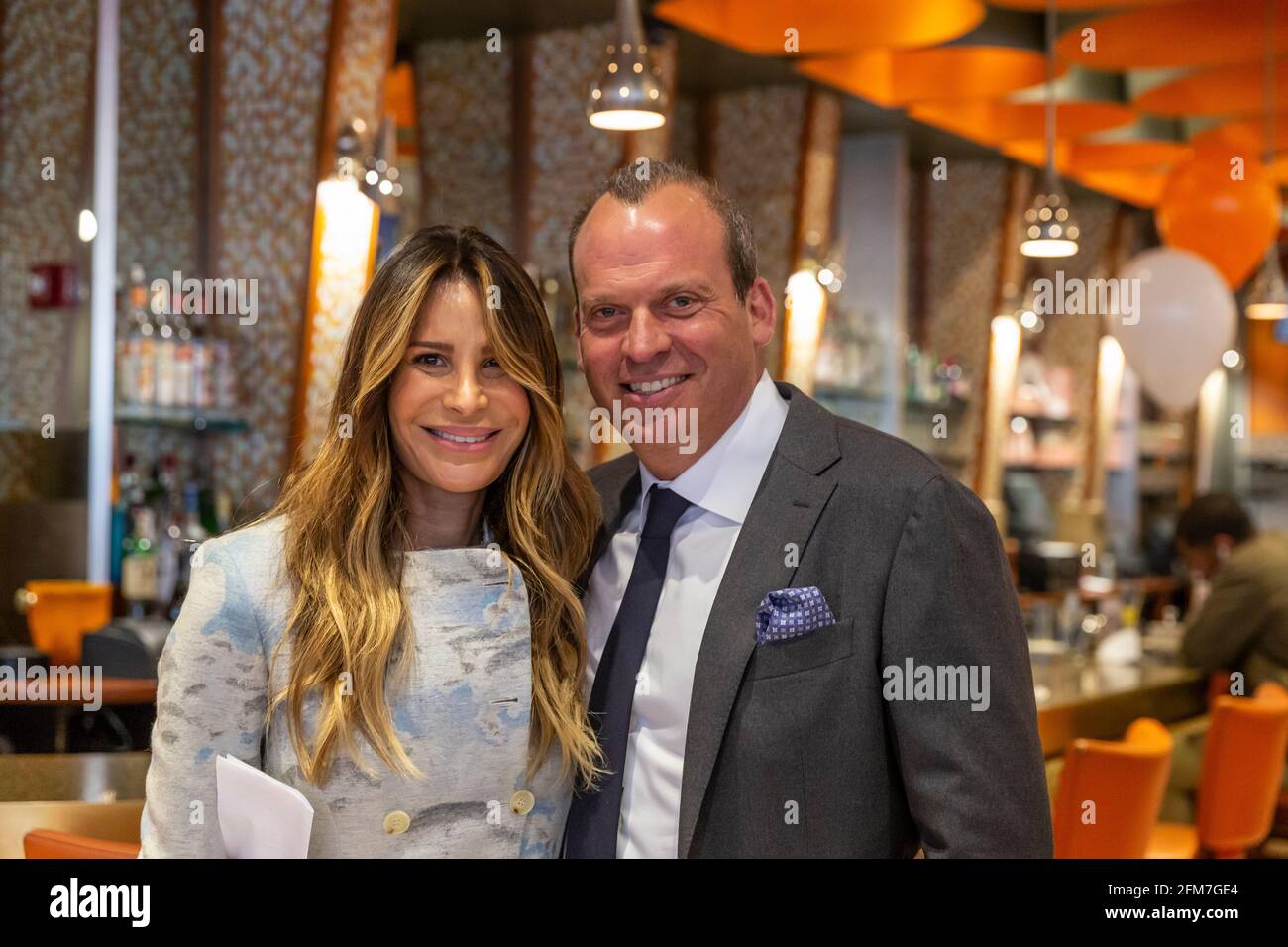 New York, NY - May 6, 2021: Gayle Perry and Alan ROsen attend U. S ...