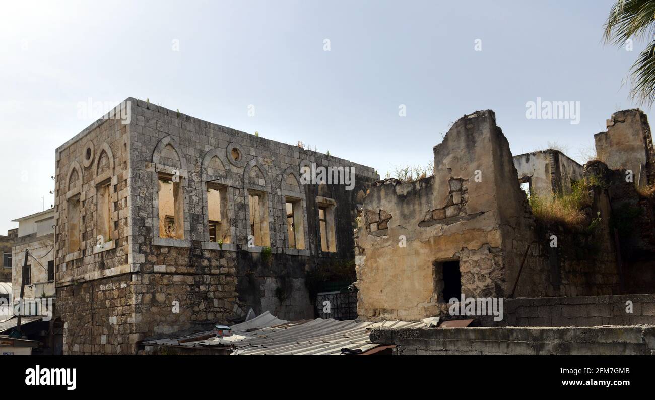 Ruins of old buildings in Ramla, Israel Stock Photo - Alamy