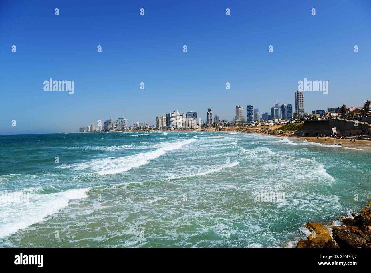 The changing skyline of Tel-Aviv Stock Photo - Alamy