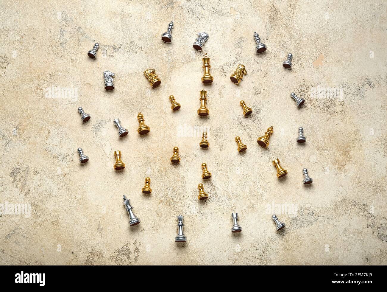 Chess pieces on light background Stock Photo - Alamy