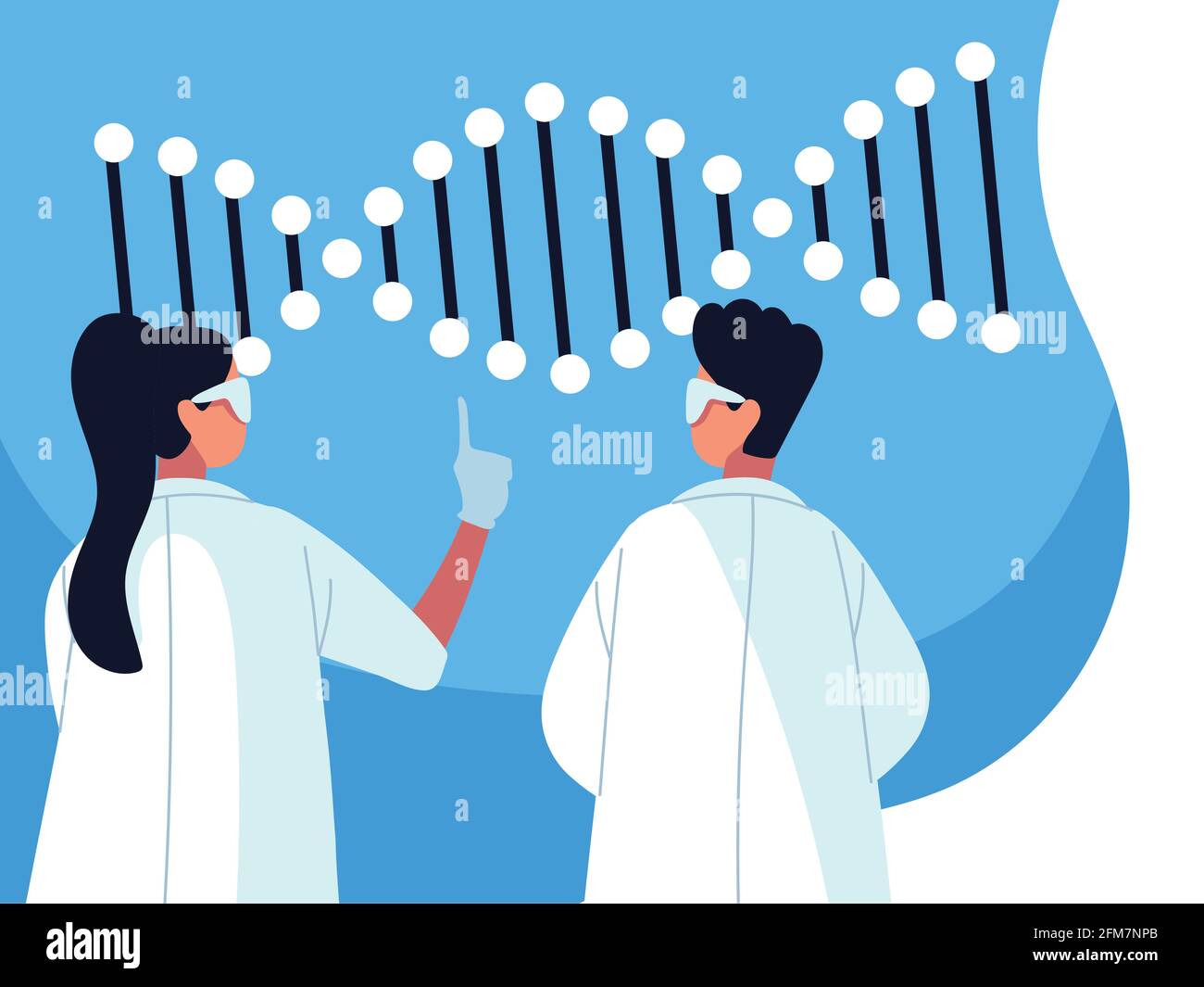 Doctors dna molecule hi-res stock photography and images - Alamy