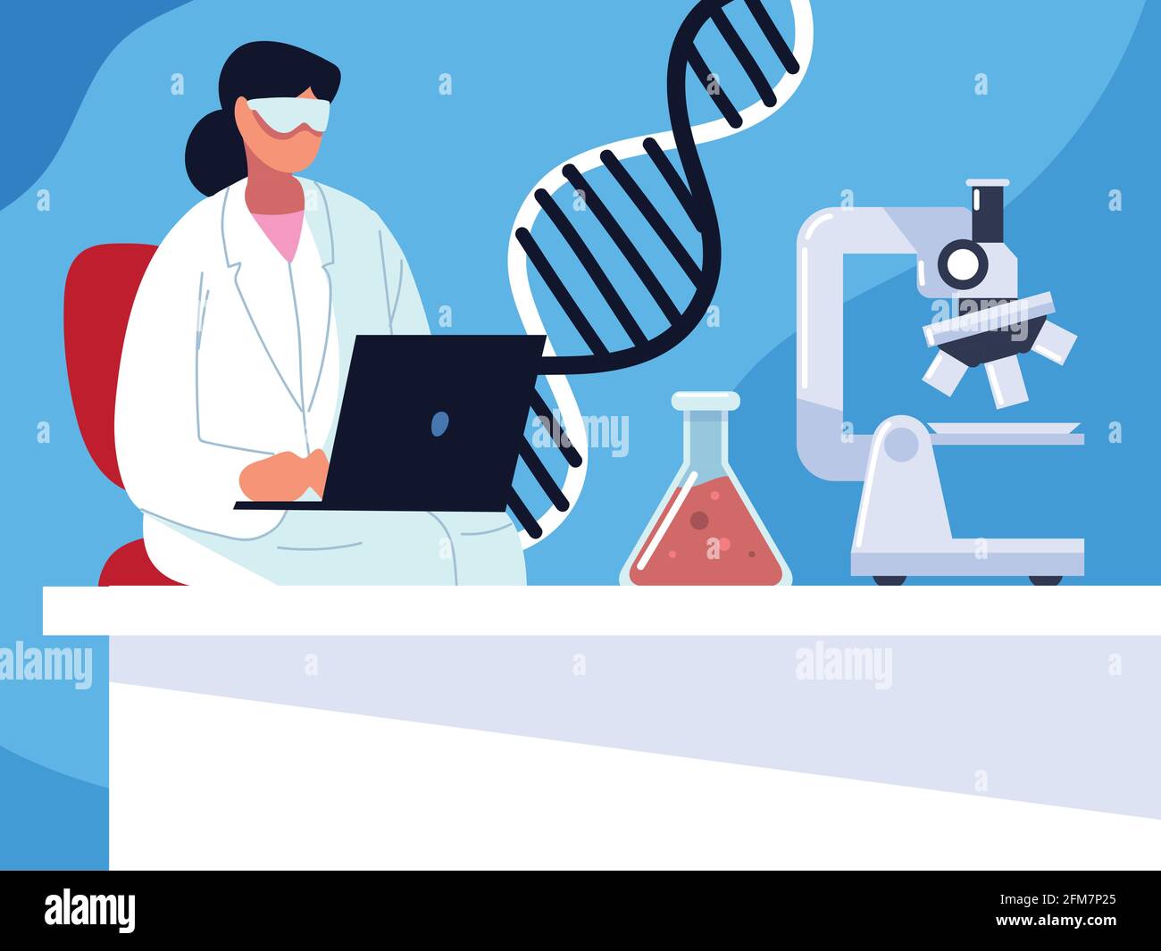 medical doctor genetic Stock Vector Image & Art - Alamy