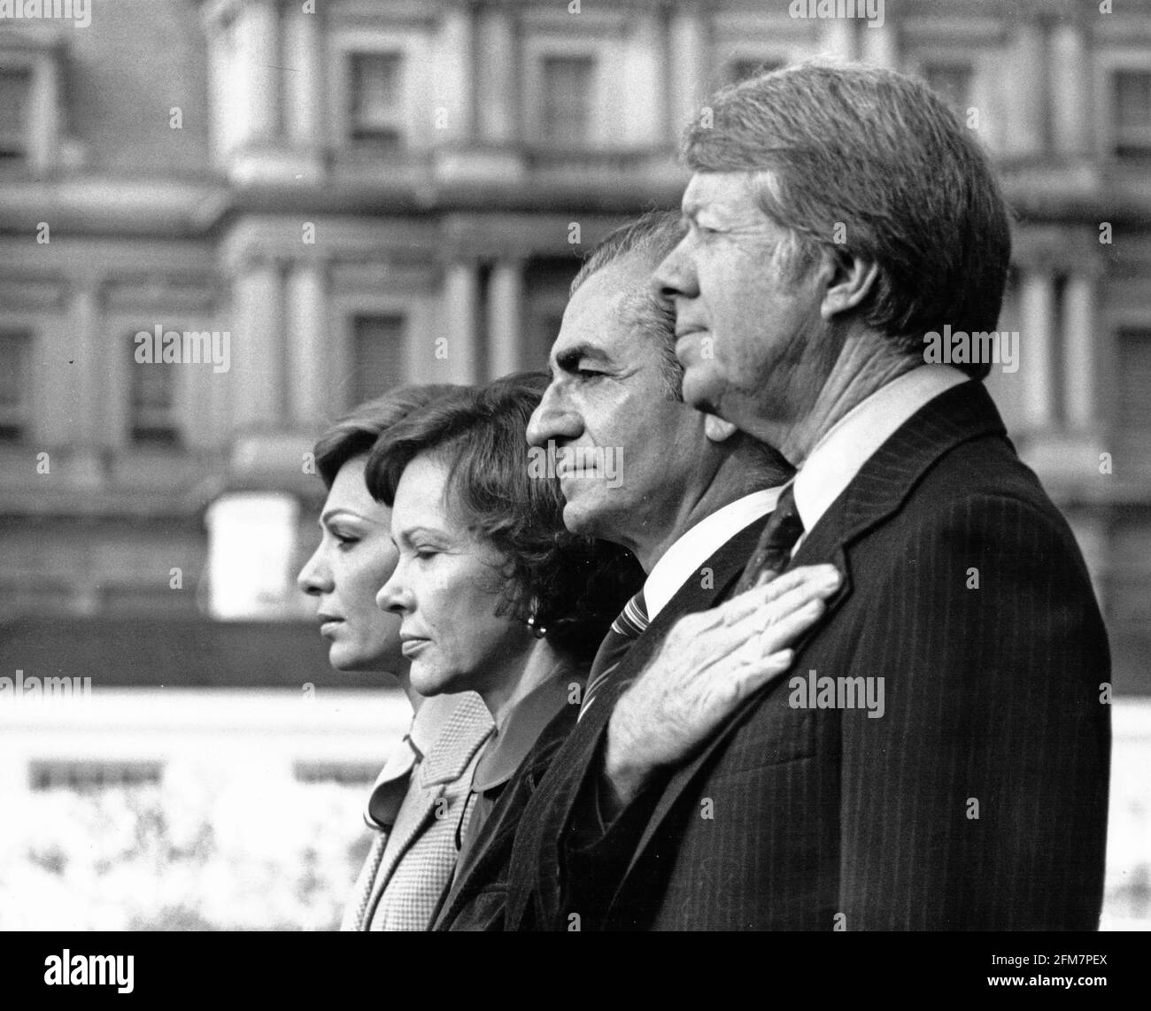 United States President Jimmy Carter, right, and first lady Rosalynn ...