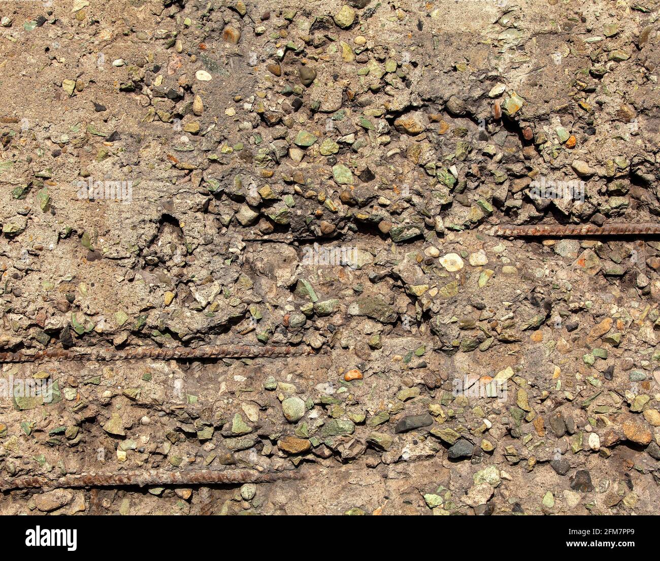the texture of the old concrete slab as a fence Stock Photo - Alamy