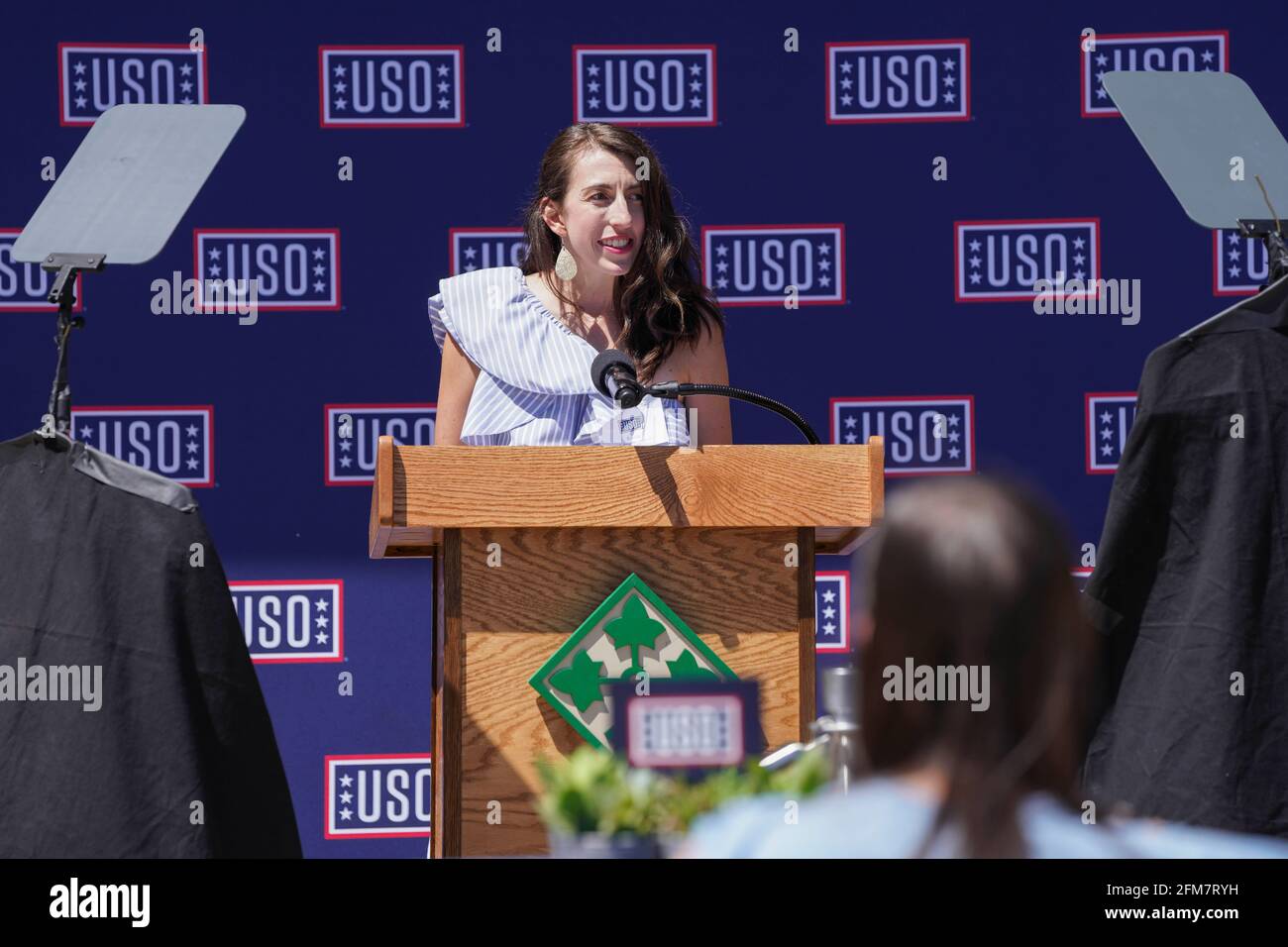 Colorado Springs, United States. 06th May, 2021. Krista Cole addresses ...