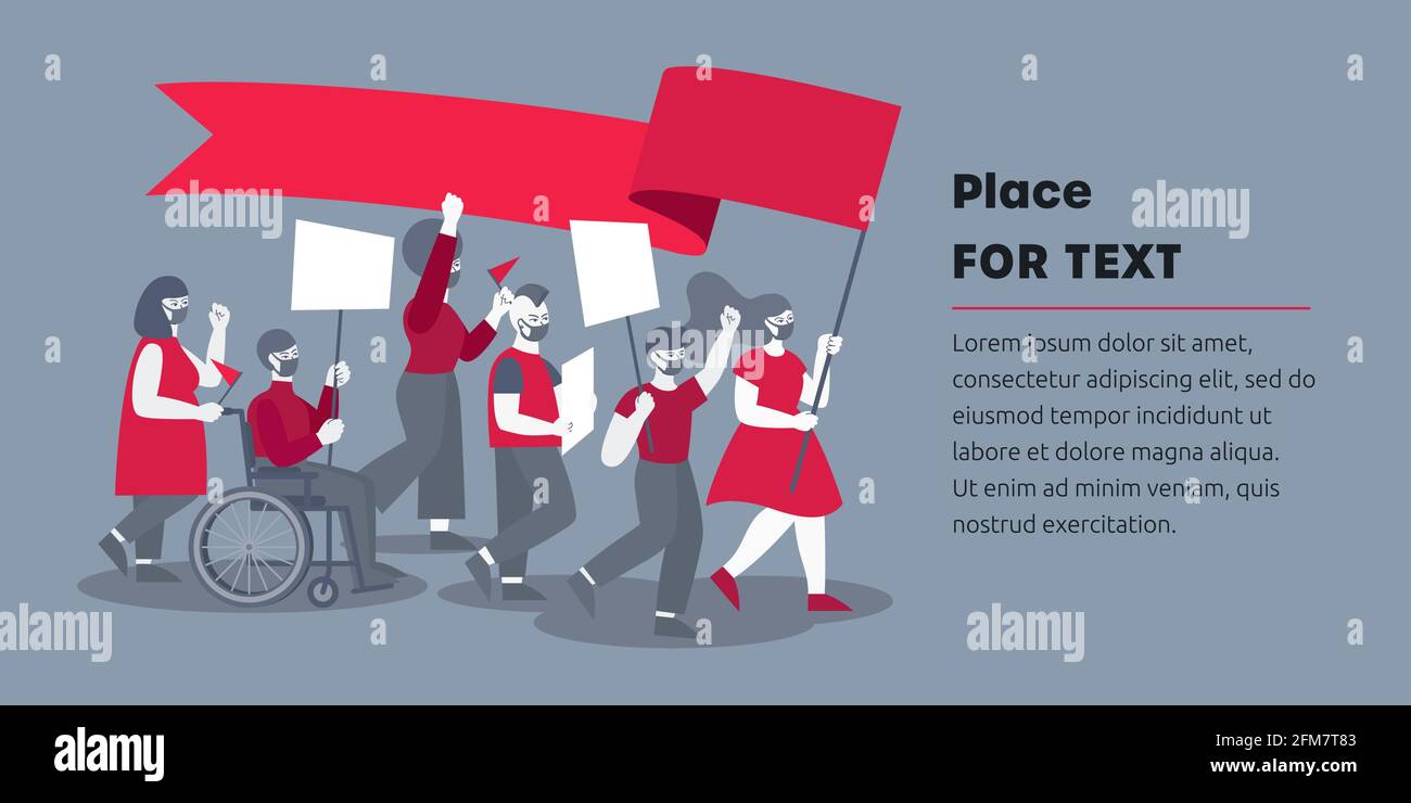 Long wide banner flat Stock Vector Images - Alamy