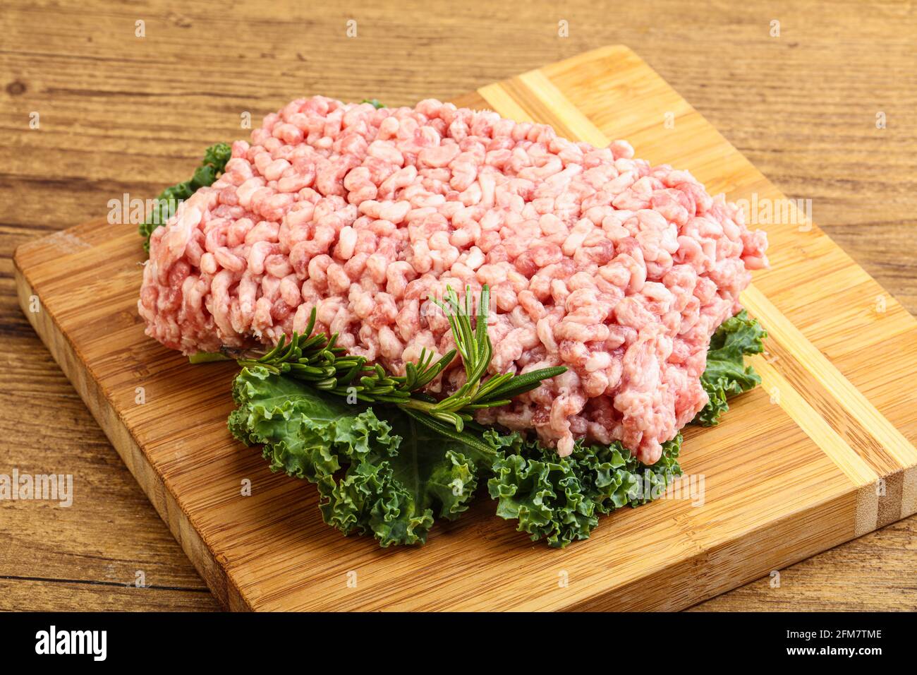 Raw fat pork minced meat for cooking Stock Photo - Alamy