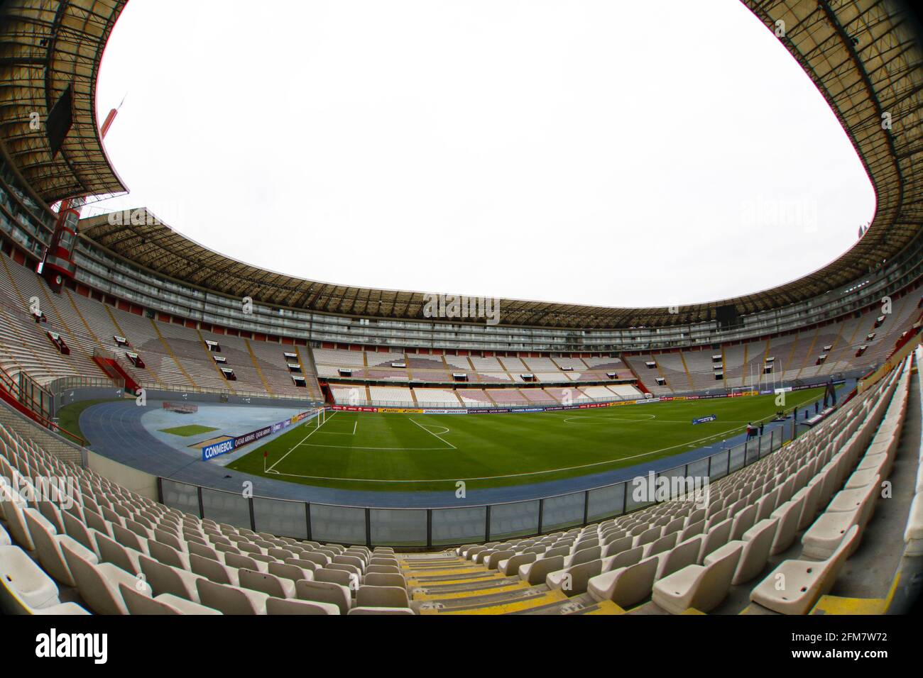 Lima, Peru. 06th May, 2021. Stadium before the Copa Sul-Americana ...