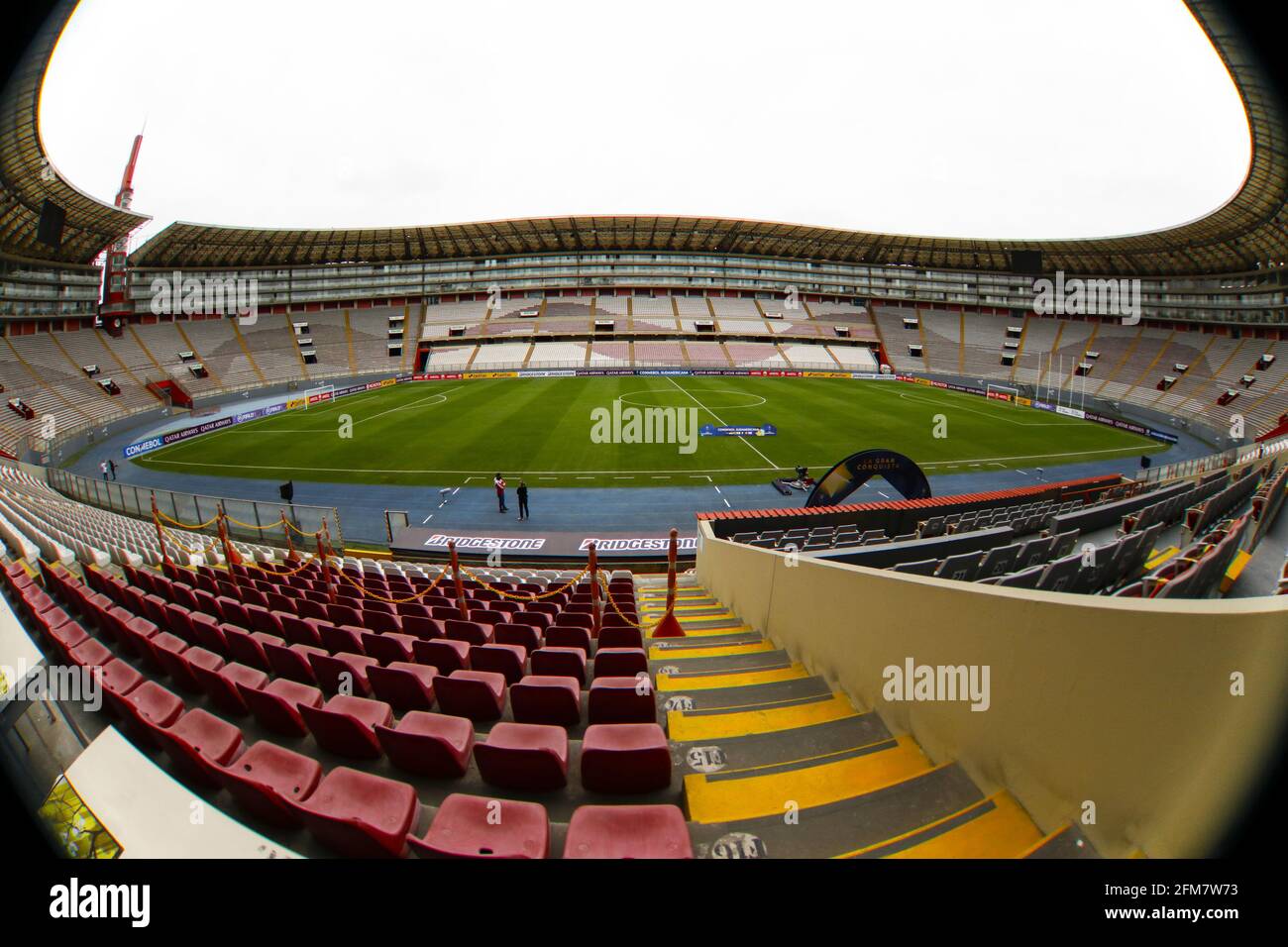 Lima, Peru. 06th May, 2021. Stadium before the Copa Sul-Americana ...