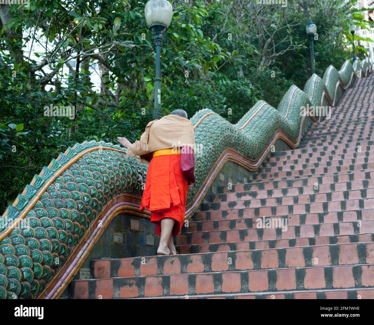 Climbing up the temple steps hi-res stock photography and images - Alamy